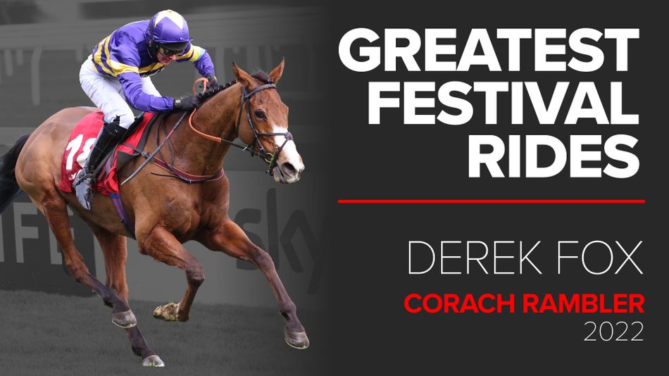 'It's extraordinary when those rides come off' - how Derek Fox timed it ...