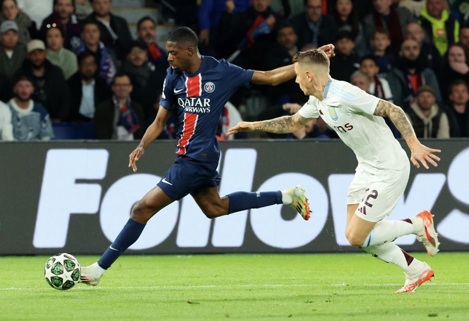PSG's Champions League improvement epitomised by shooting star Ousmane ...