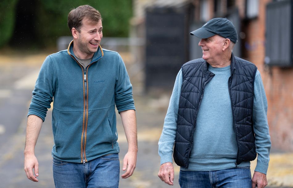 'Dad can be a grumpy old bugger at times - but he has all those years ...