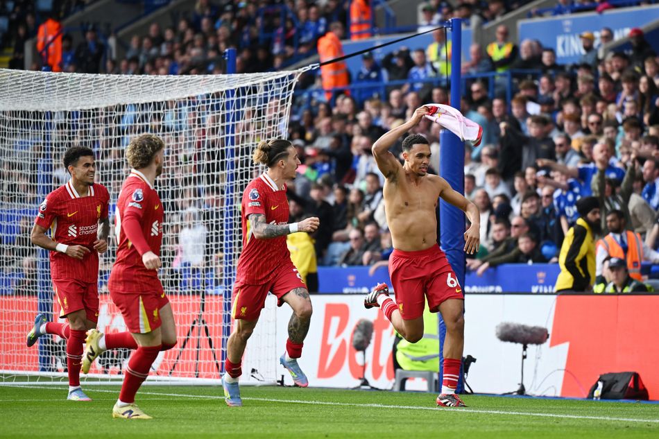 Liverpool close in on the Premier League title as forlorn Foxes fall ...